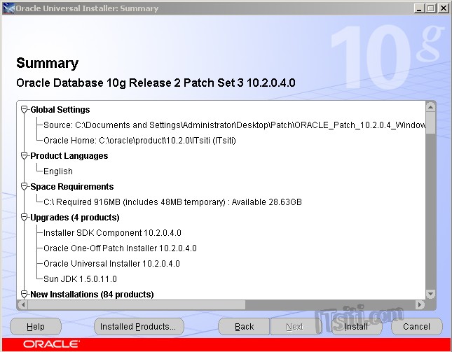 Steps to Patch Oracle 10.2.0.1.0 to 10.2.0.4.0